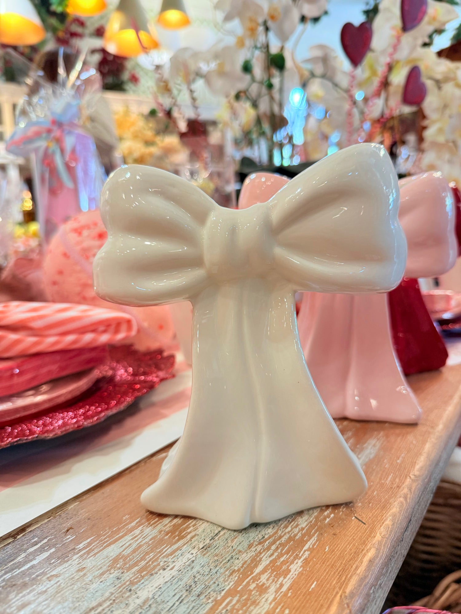 White Bow Shaped Vase – John Mark's